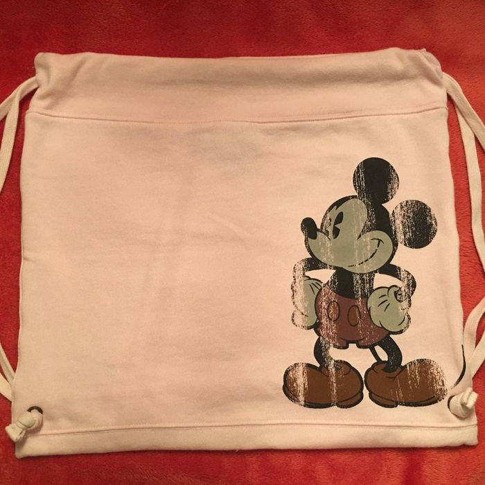 Disney Walt Disney Mickey Mouse Drawstring Backpack Cinch Bag | Grailed