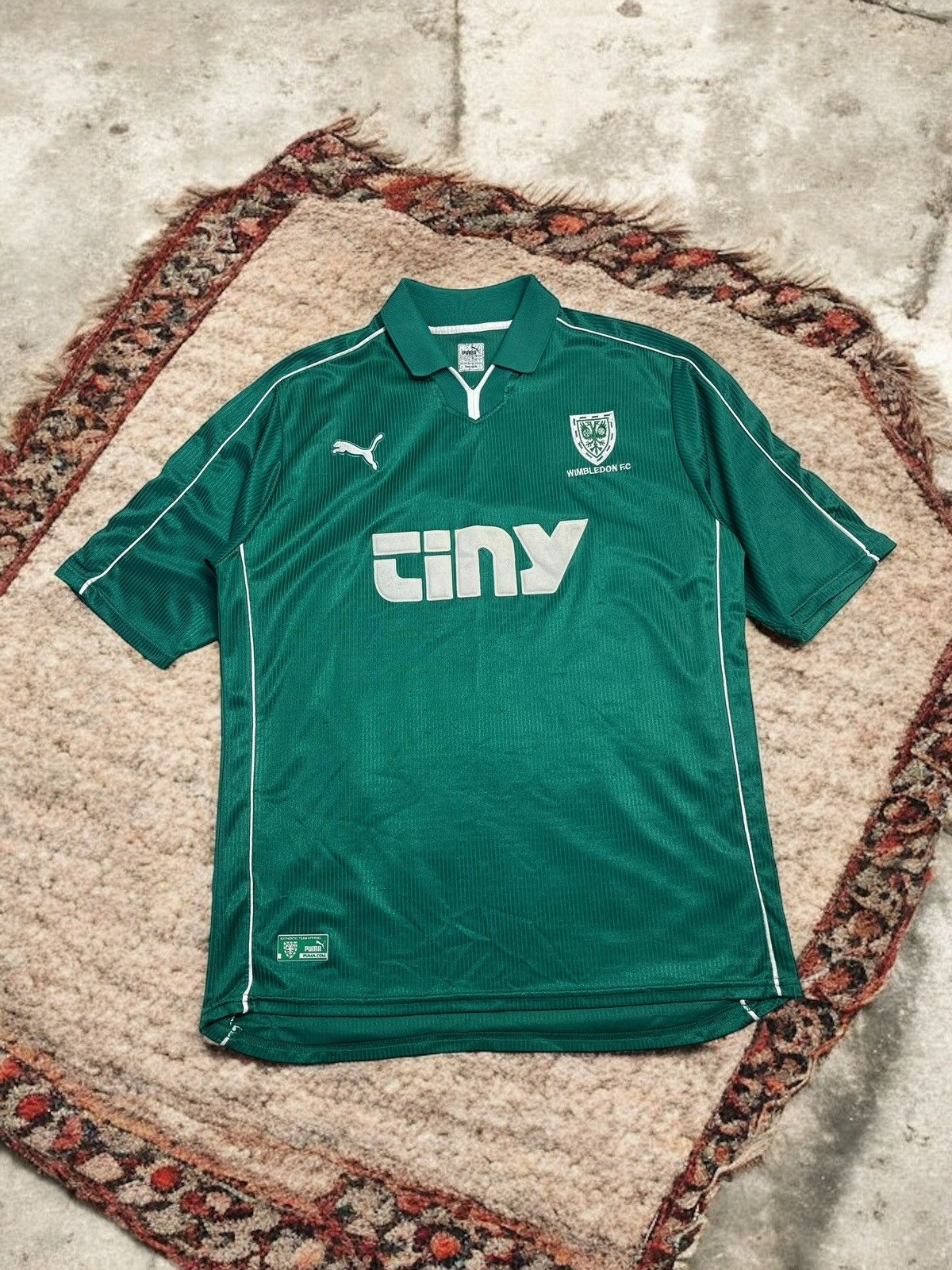 Puma × Soccer Jersey × Vintage 2000 2001 WIMBLEDON THIRD KIT SOCCER ...
