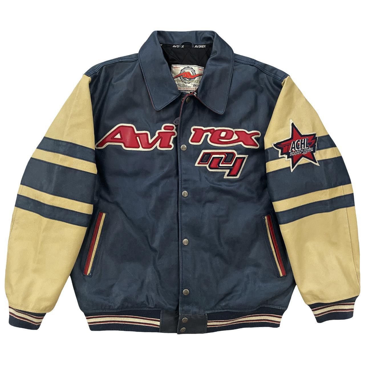 Avirex Avirex Leather Varsity Jacket XXL | Grailed