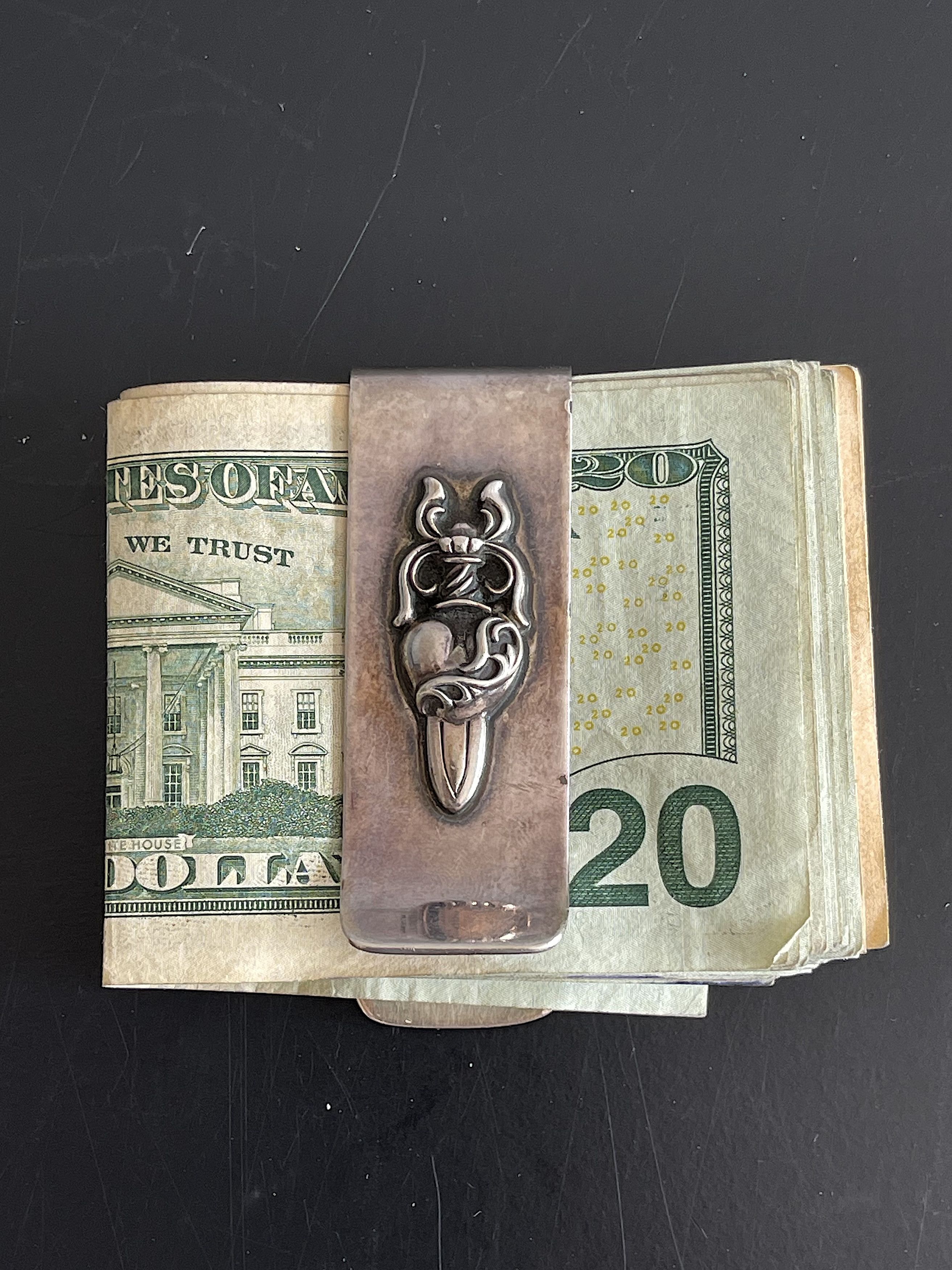 Chrome Hearts Large Heart Dagger Money Clip (OS) | Grailed