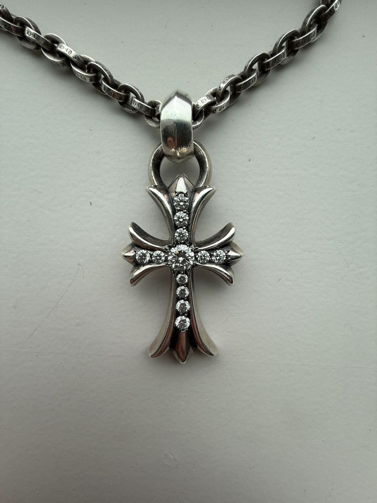 Chrome Hearts Chrome Hearts Diamond Cross w/ Bale | Grailed