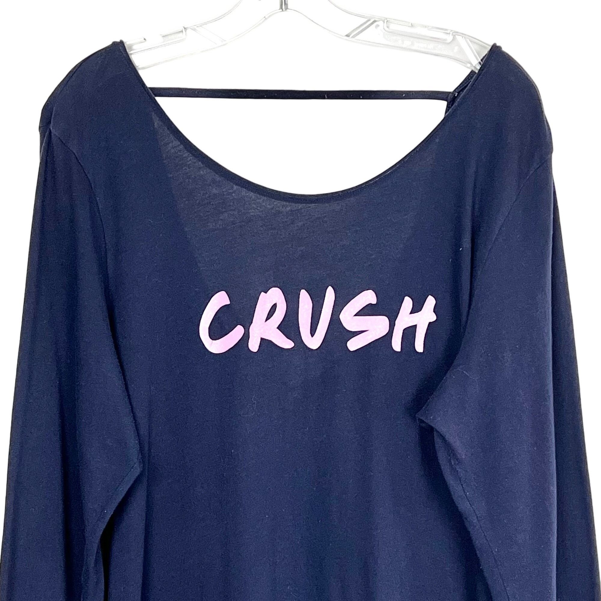 Victoria's Secret Victoria’s Secret Sleep Shirt Pajamas Nighty Navy ...