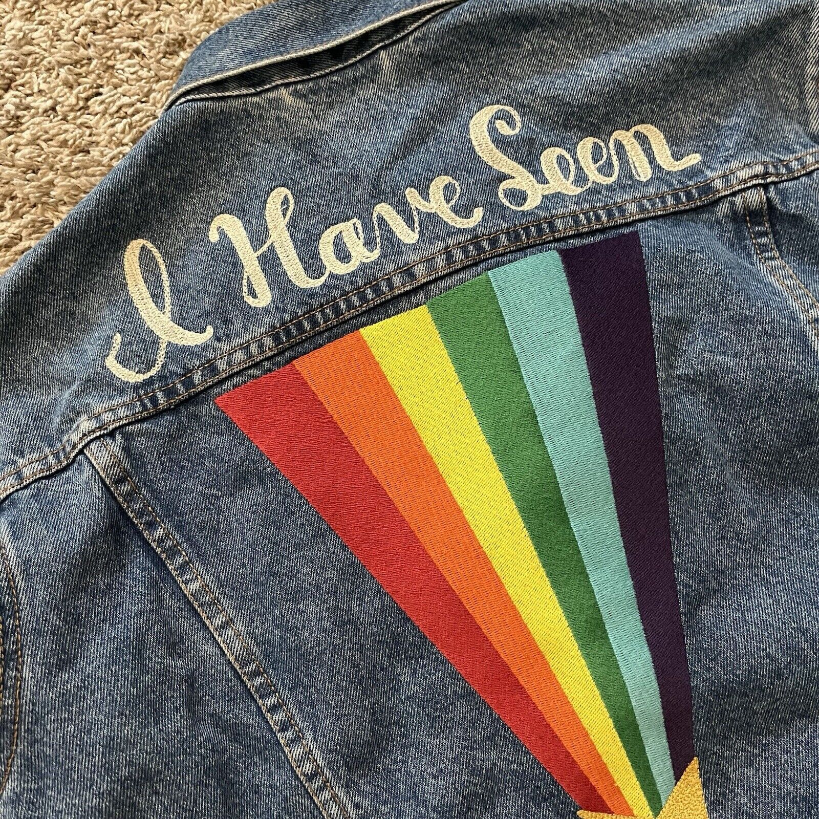 Levi's I Have Seen The Future Pride LGBT Denim Trucker Jacket | Grailed