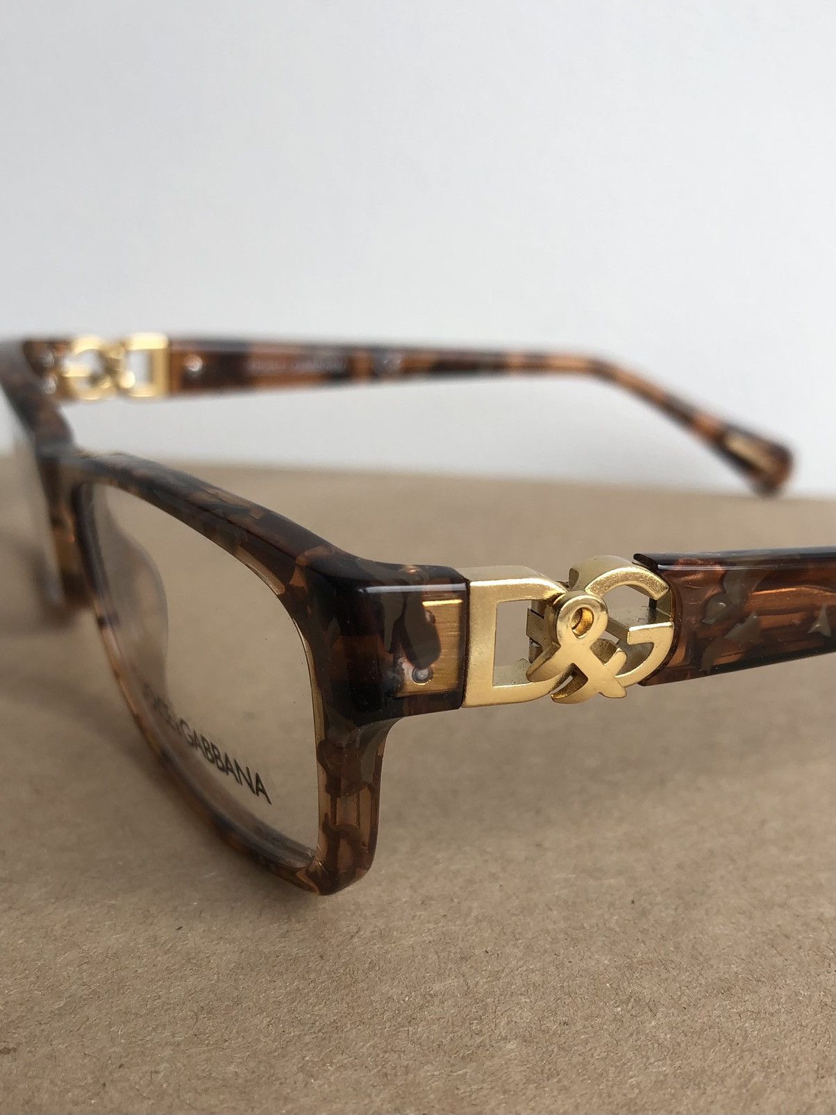 Dolce & Gabbana D&G gold logo frames | Grailed