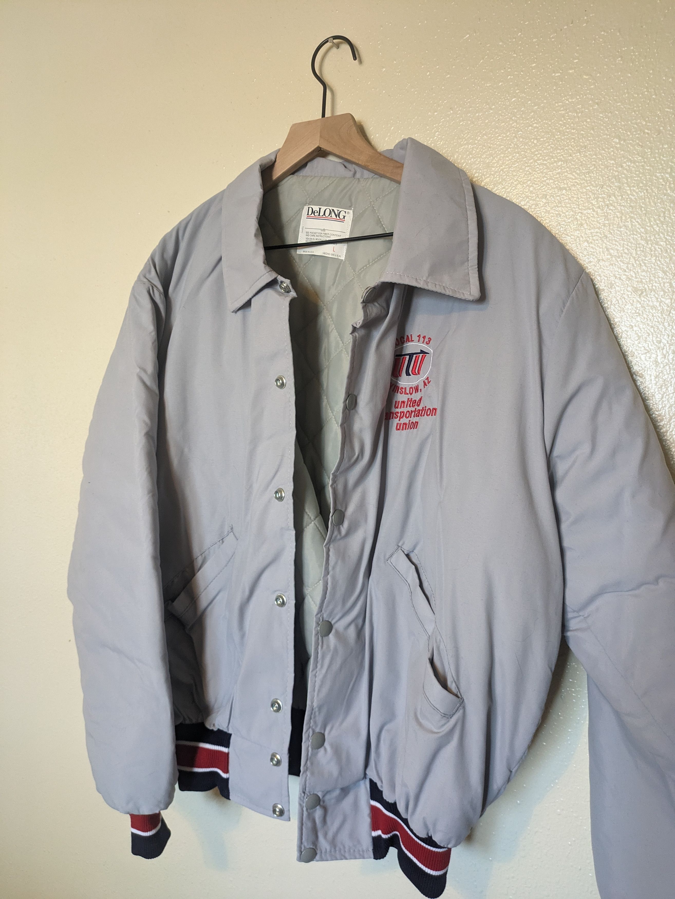 Delong × Delong Varsity Jackets × Made In Usa True Vintage DeLong USA ...