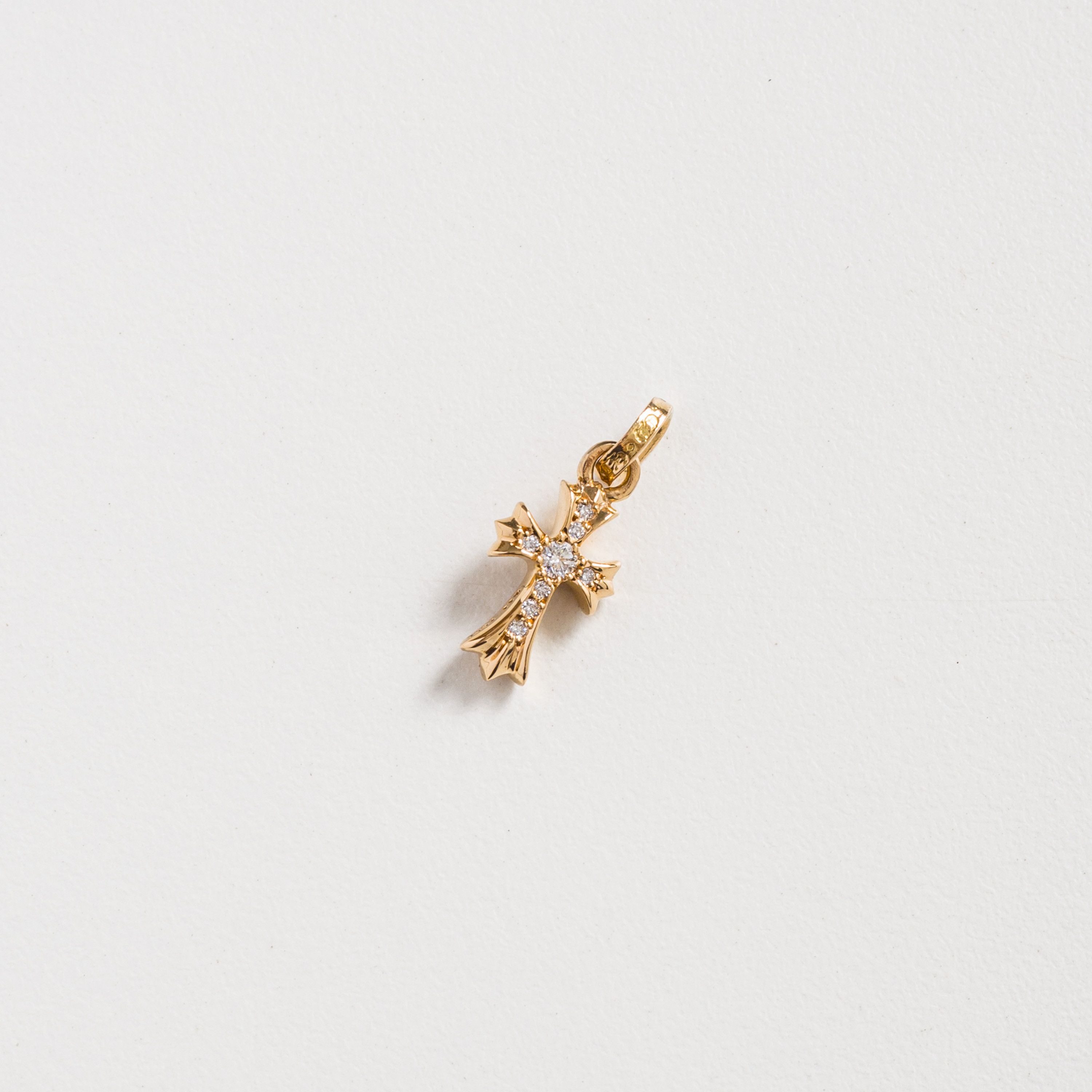 Chrome Hearts CHROME HEARTS Baby Fat Charm Gold/Diamond | Grailed