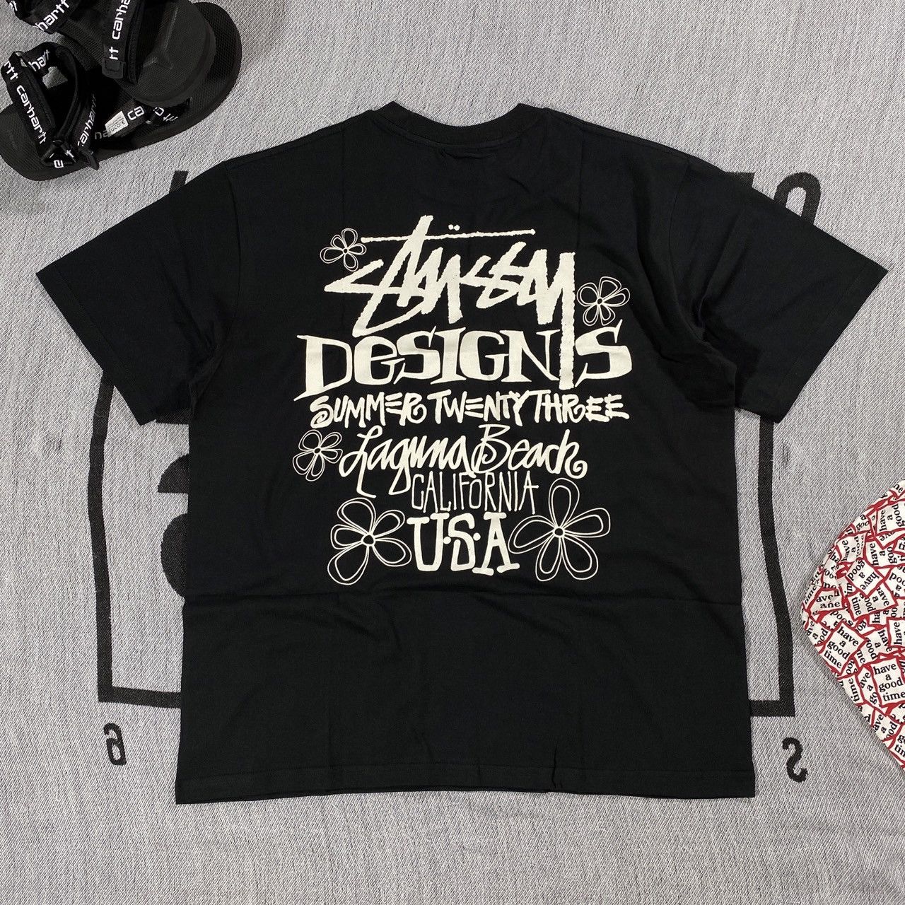 Hype × Streetwear × Stussy STUSSY SUMMER 23 LARGE BLACK | Grailed