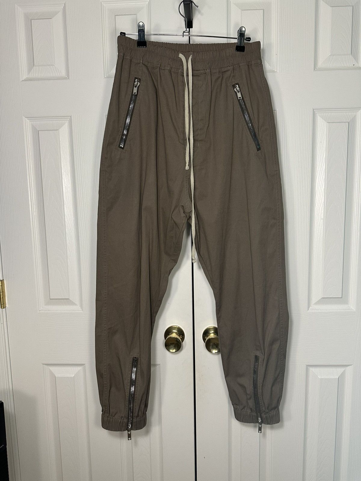 Rick Owens Rick Owens Tecuatl Track Pants in Dust | Grailed