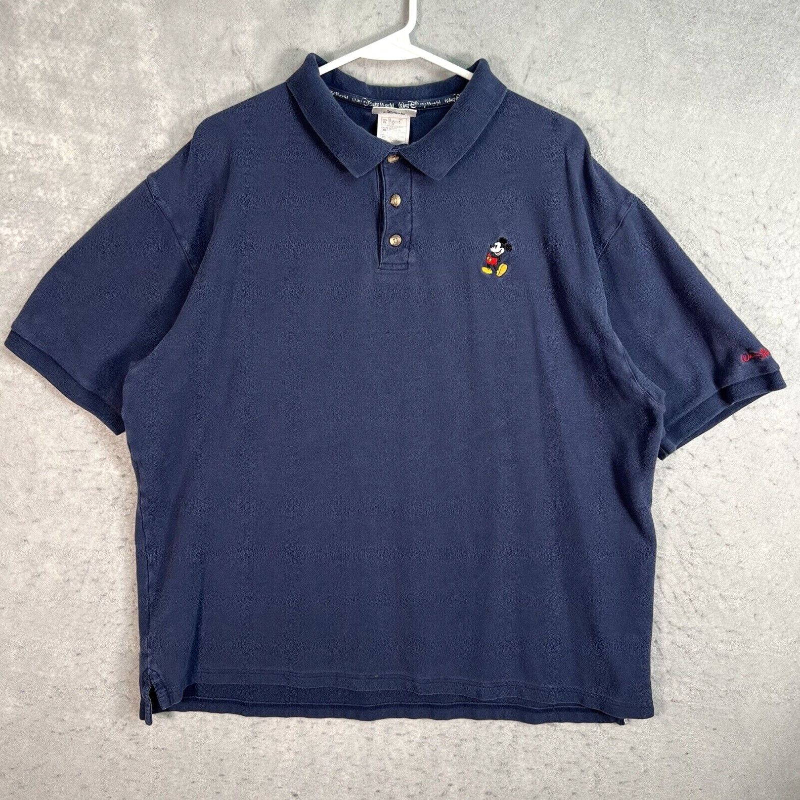 Disney Vintage 90s Walt Disney World Mickey Mouse Polo Shirt Adult XL ...
