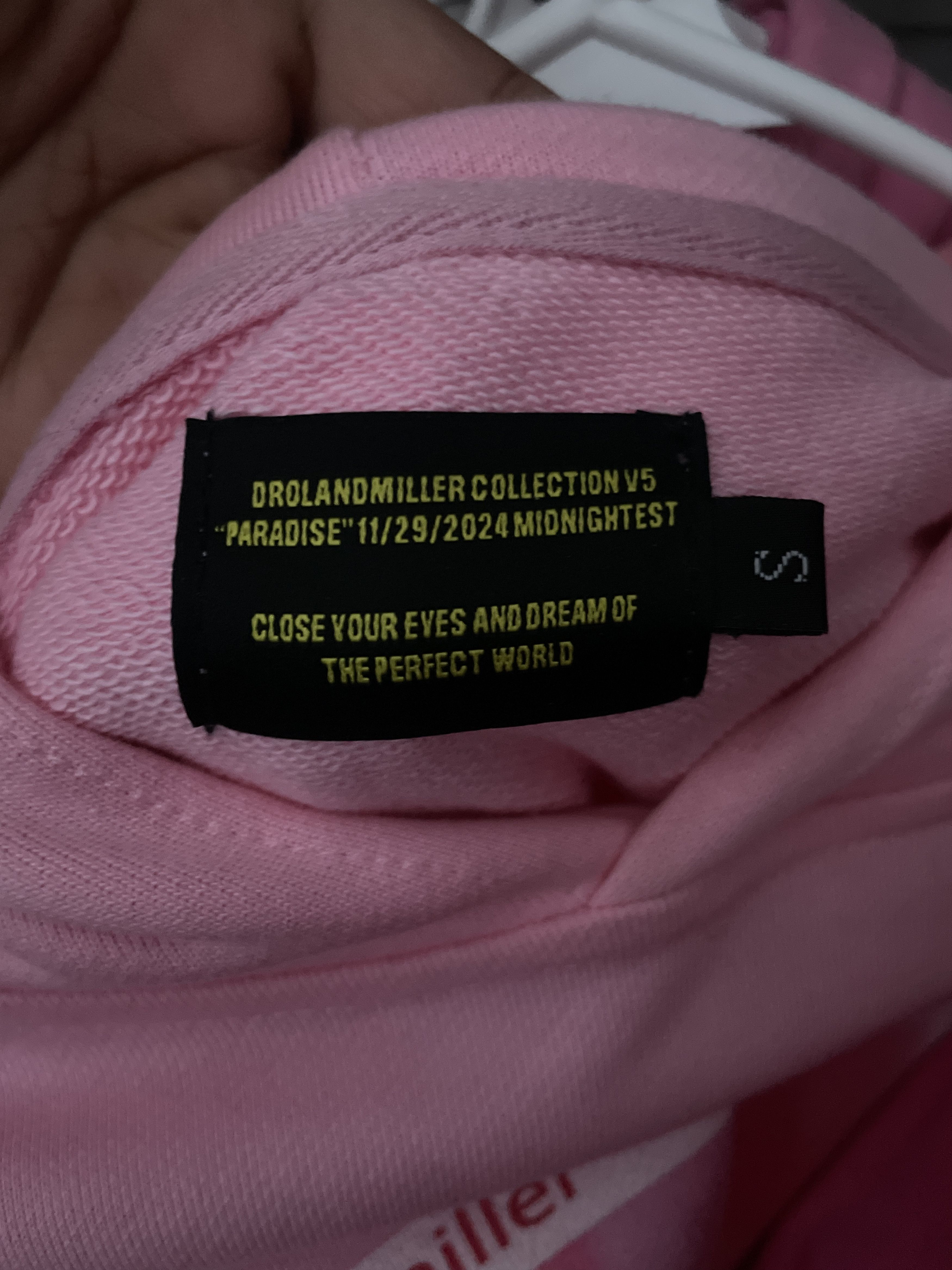 Droland Miller Pinky Hoodie | Grailed