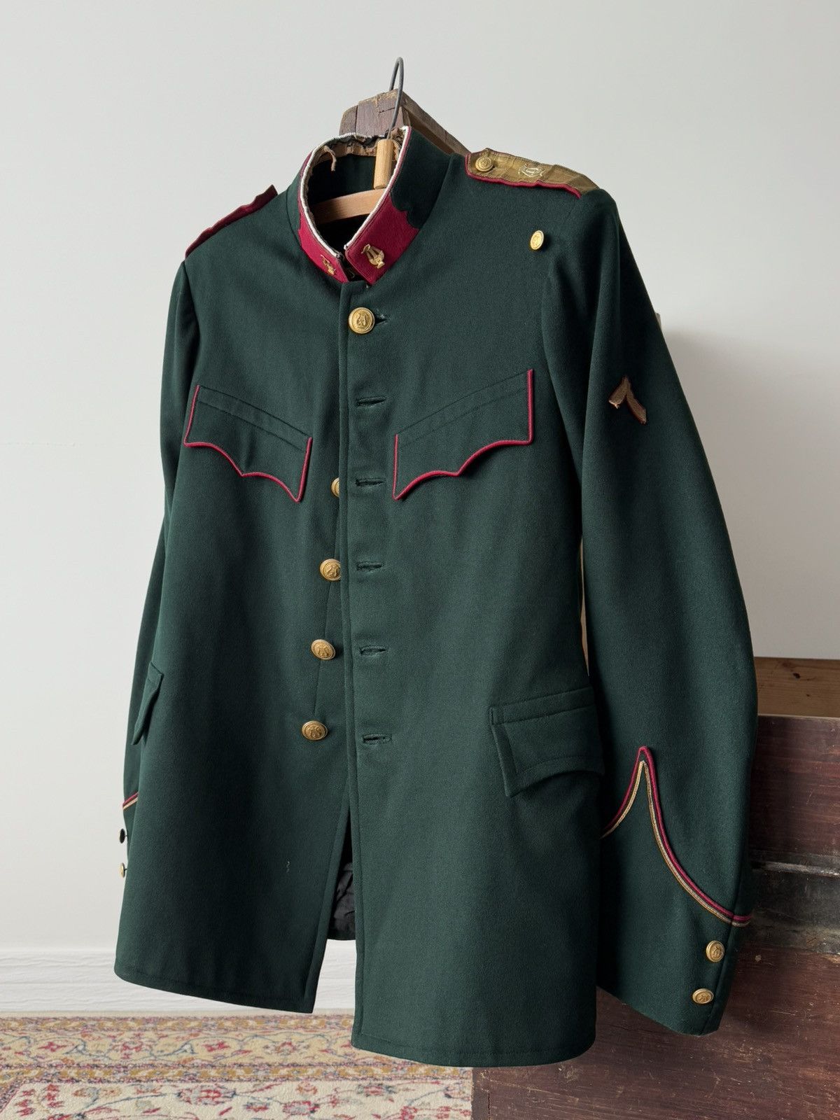 Antique × Museum Antique ≈1890s Swiss Army Collectible Parade Uniform ...