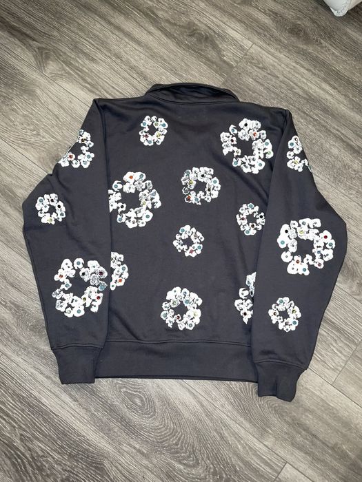 DENIM TEARS Denim tears rhinestone half zip | Grailed