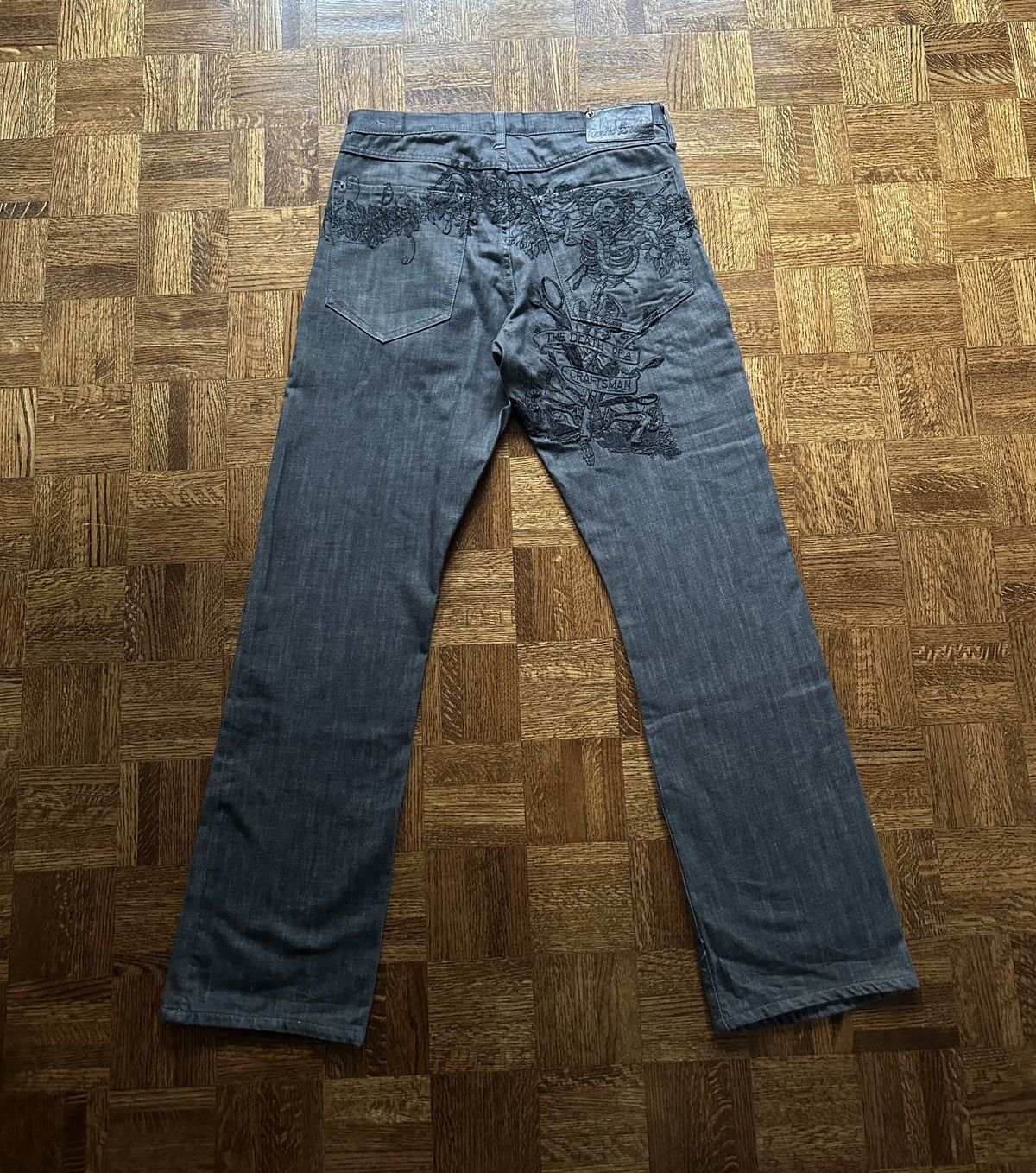 Vintage Vintage Y2K Artful Dodger Embroidered Denim Jeans | Grailed