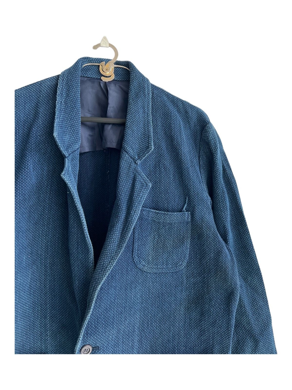 Indigo × Kiriko Made × Loopwheeler Vintage 1980s Kiriko Made Indigo ...