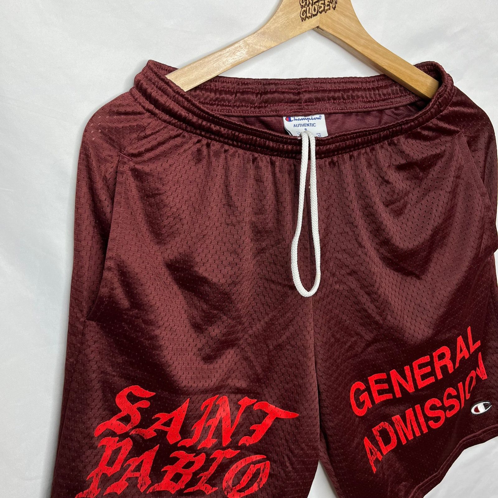 Kanye West Saint Pablo General Admission Mesh Tour Merch Yeezy Shorts S ...