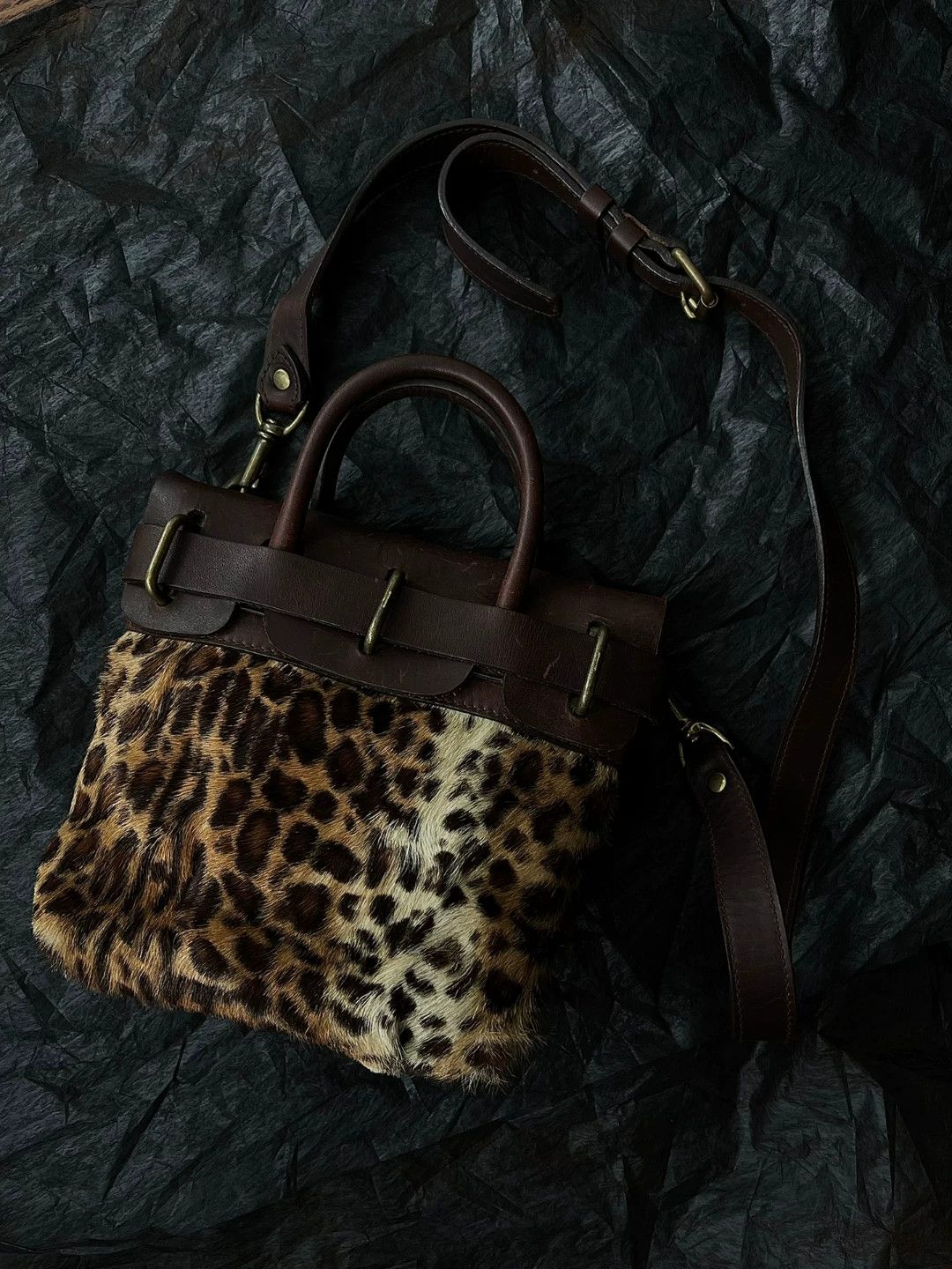 Visvim VISVIM MAIL SATCHEL XXS FR LEOPARD | Grailed