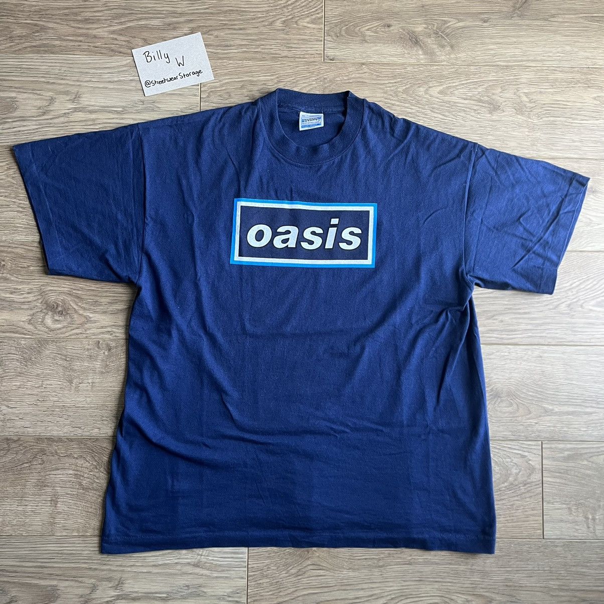 Vintage Oasis "Maine Road" Tee 1996 Screen Stars Large Vintage 90s ...