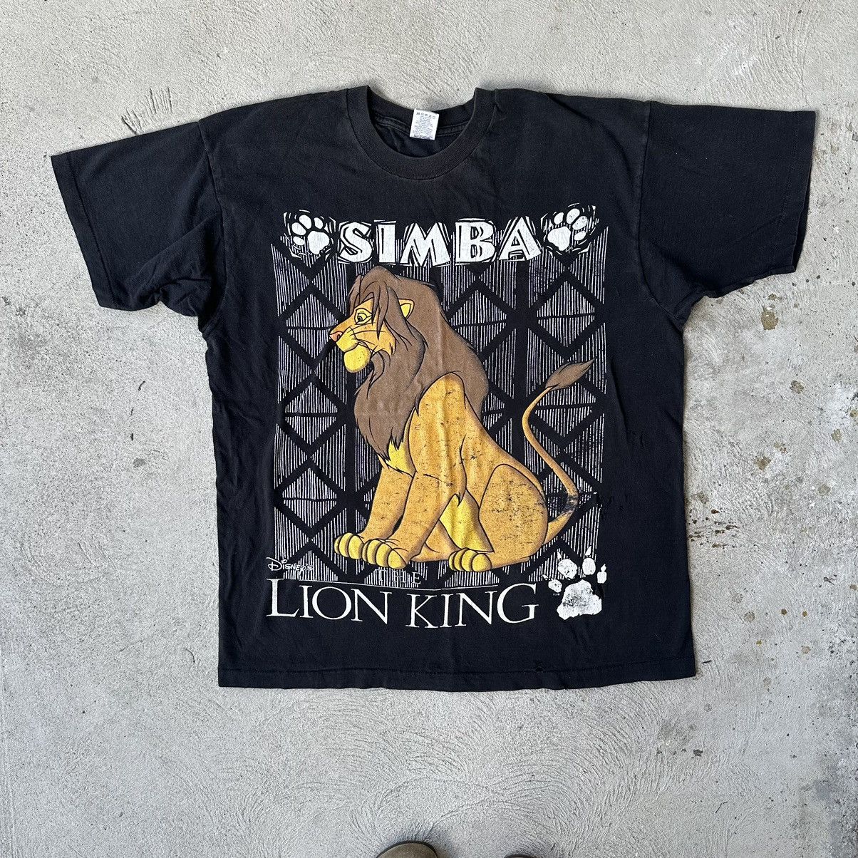 Vintage Vintage 90’s Disney Lion King Simba T-Shirt Single Stitch | Grailed