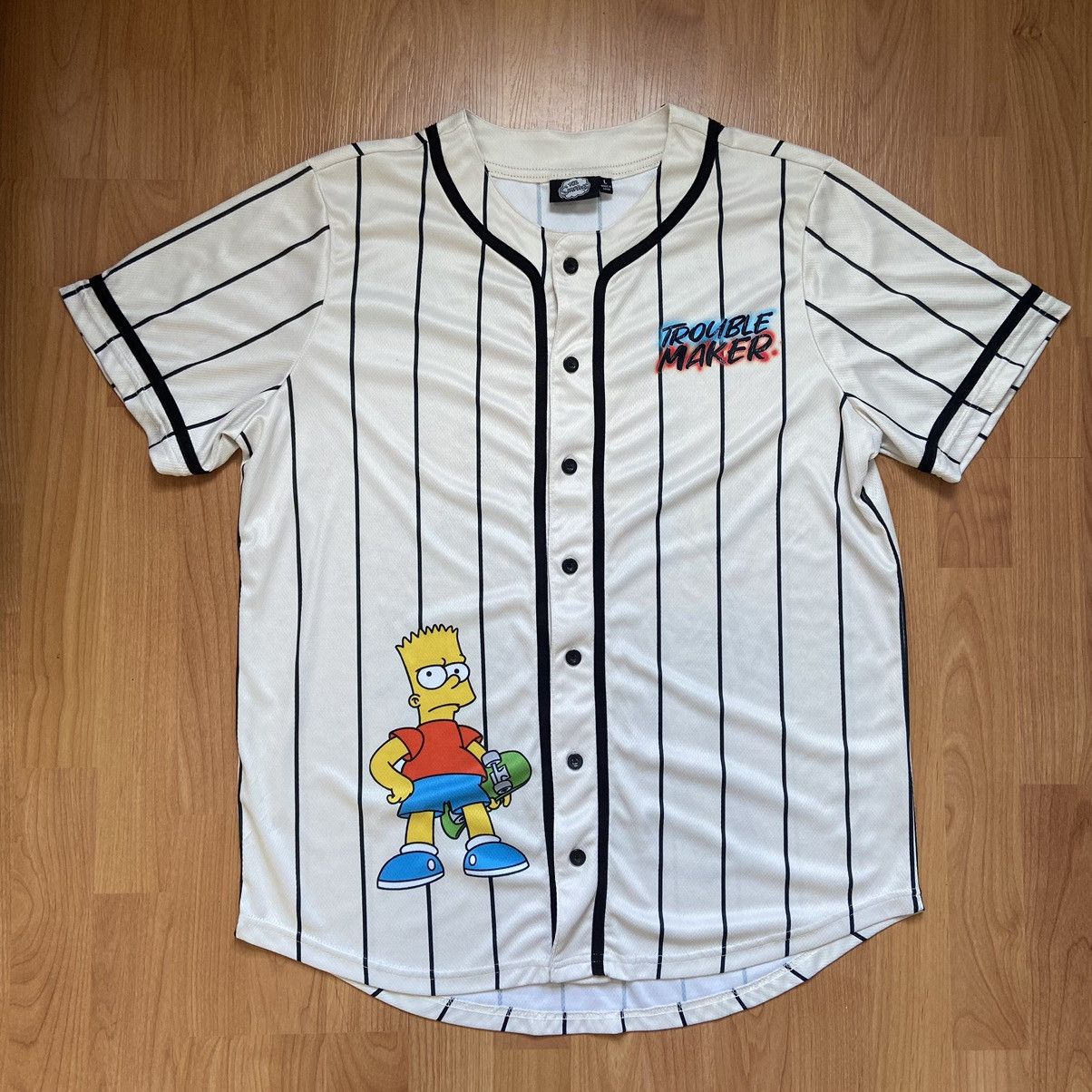 The Simpsons The Simpsons Welcome to the Hood Baseball Jersey Men’s ...