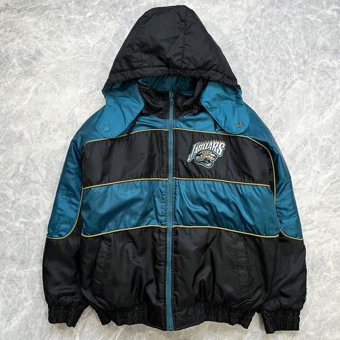 Vintage VTG 90s NFL JACKSONVILLE JAGUARS PUFFER REVERSIBLE JACKET | Grailed