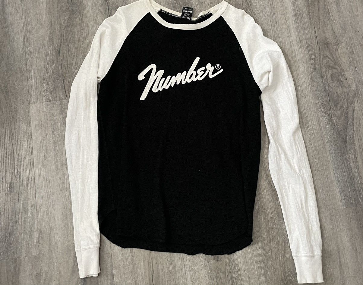 Number (N)ine Number Nine Fender Logo L/S Baseball Tee | Grailed