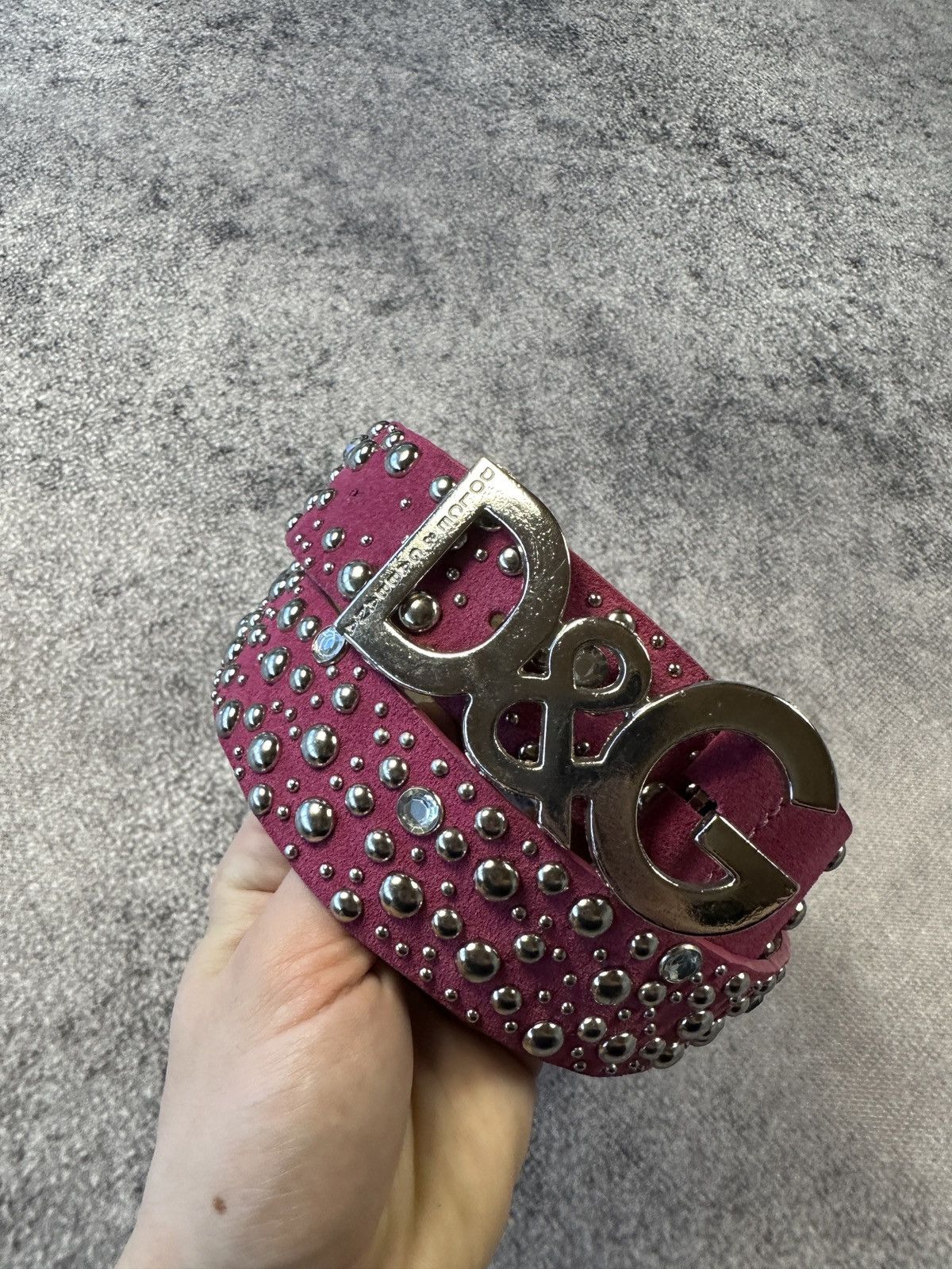 Avant Garde × Designer × Streetwear Y2K Dolce&Gabbana Pink Belts D&G ...