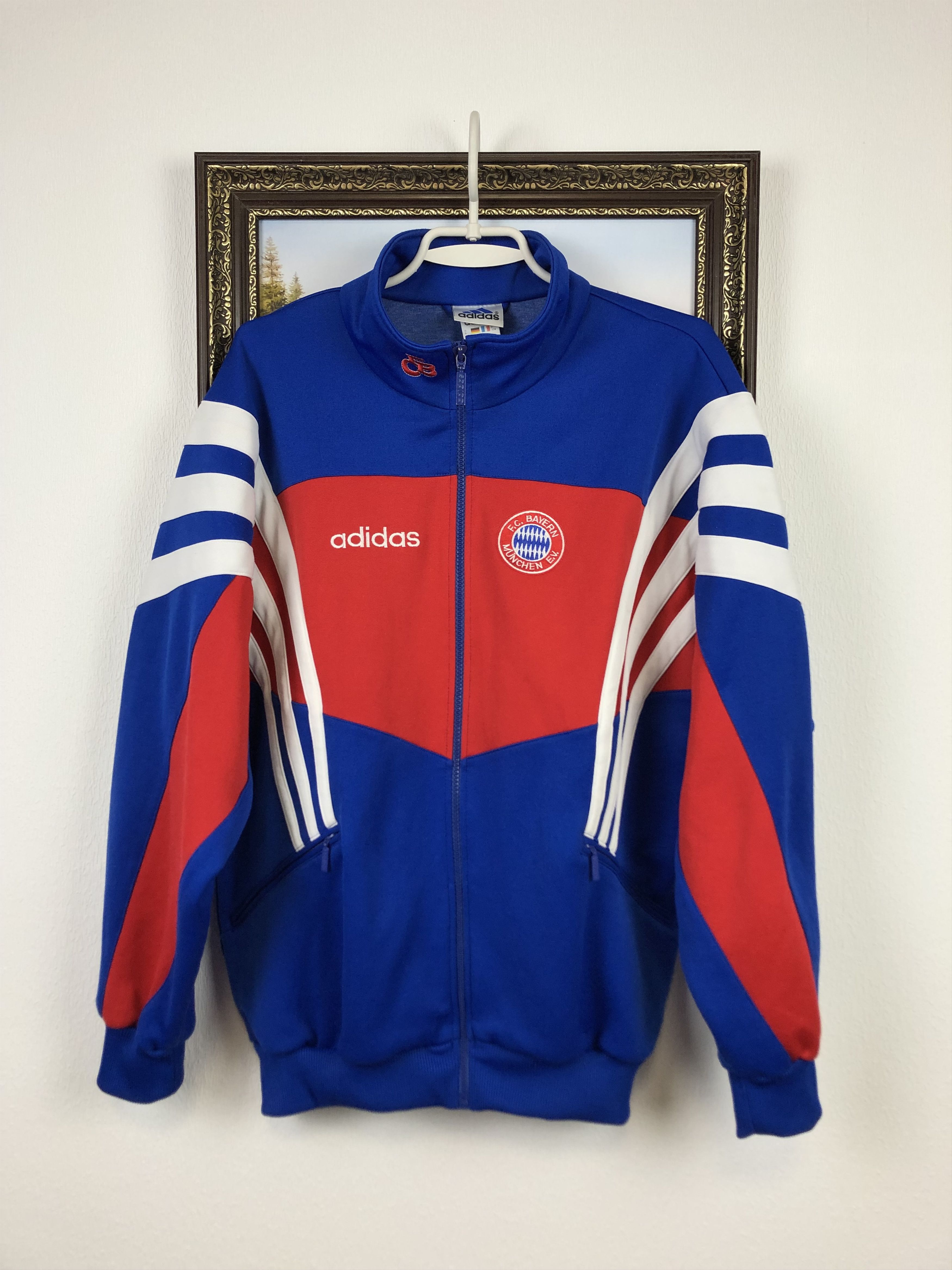 Adidas × Rare × Vintage Vintage Bayern Munich Football jacket Track ...