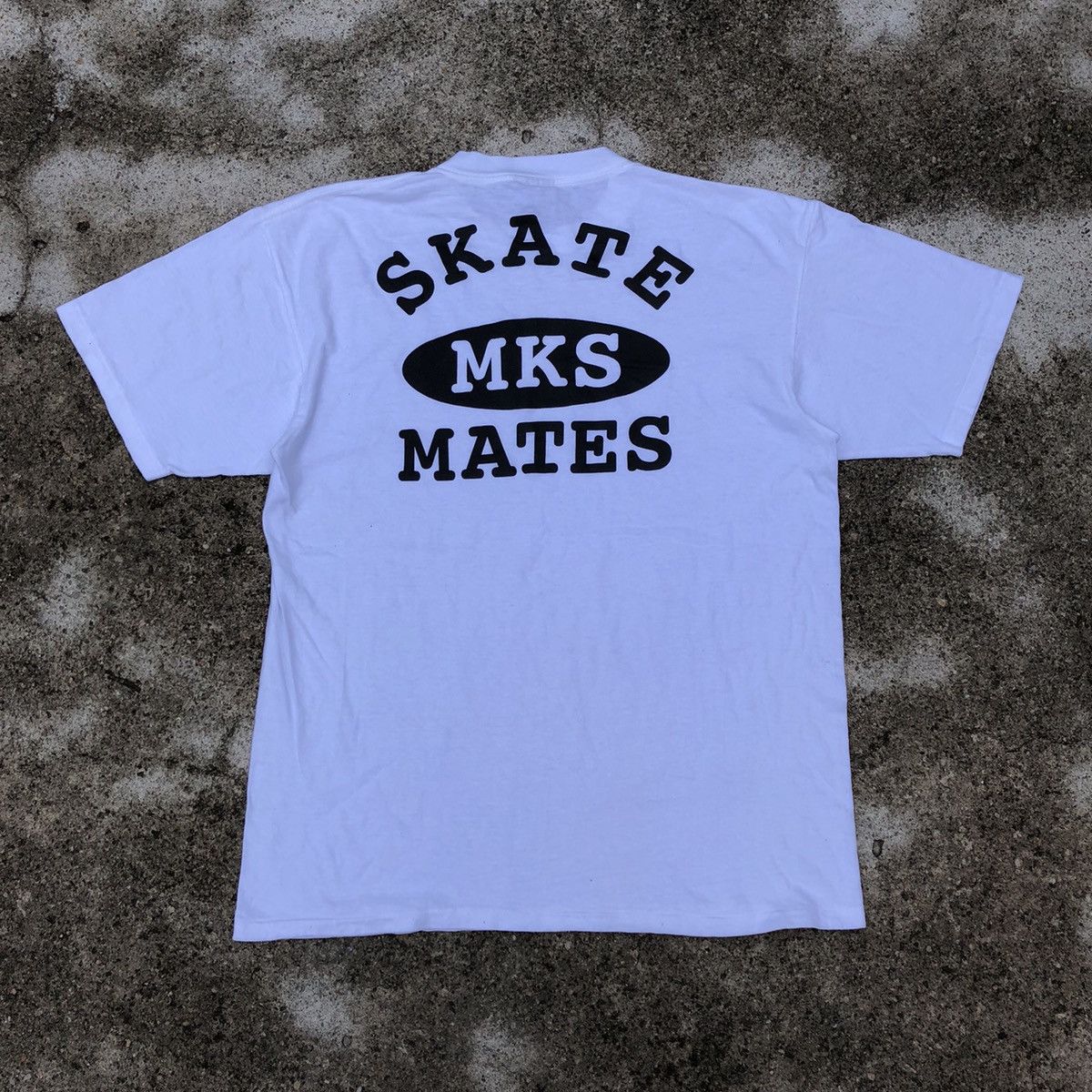Vintage 🔥Rare🔥Vintage 90s Skate MKS Mates Single Stitch Promo Tee | Grailed