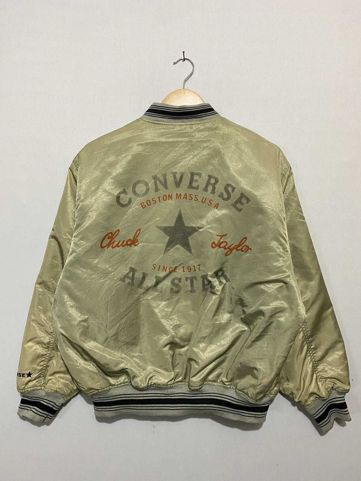 Bomber Jacket × Converse × Vintage Vintage converse all star bomber ...