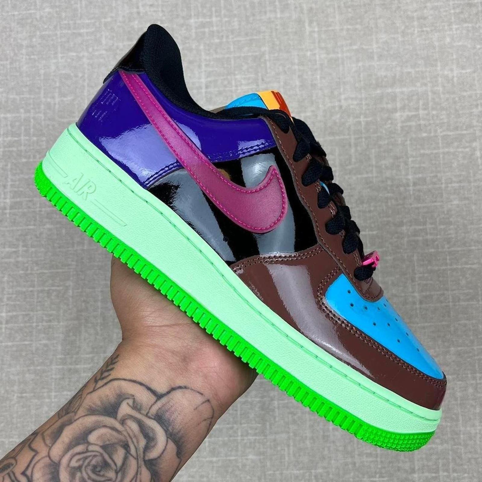 Nike Nike Air Force 1 Low Undefeated Patent Pink Prime | Grailed