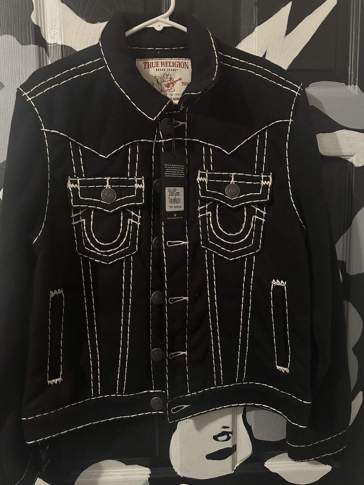 True Religion true religion fleece jacket | Grailed