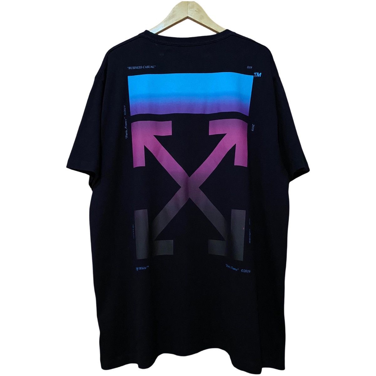 Off-White Off-White Oversized Gradient T-Shirt | Grailed