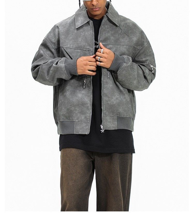 Bomber Jacket × Streetwear STARS Full Zip Work Carpenter Jacket | Grailed