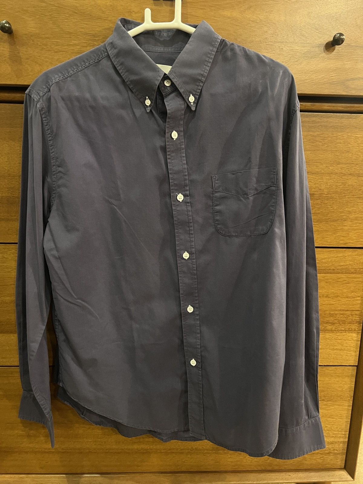Band Of Outsiders Band Of Outsiders Navy Blue Button Down | Grailed