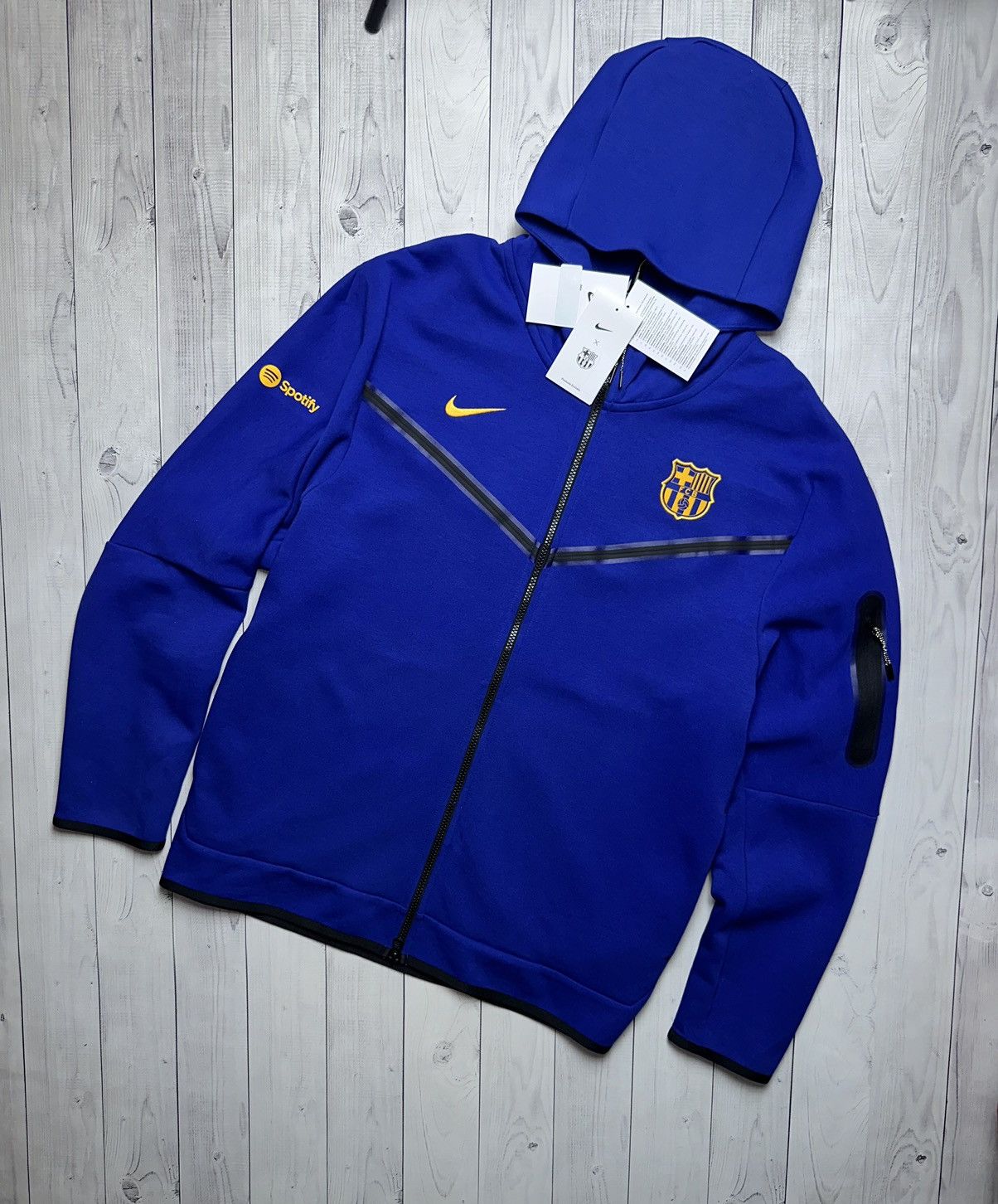 Nike Nike Tech fleece Barcelona zip hoodie drill size XXL rare | Grailed