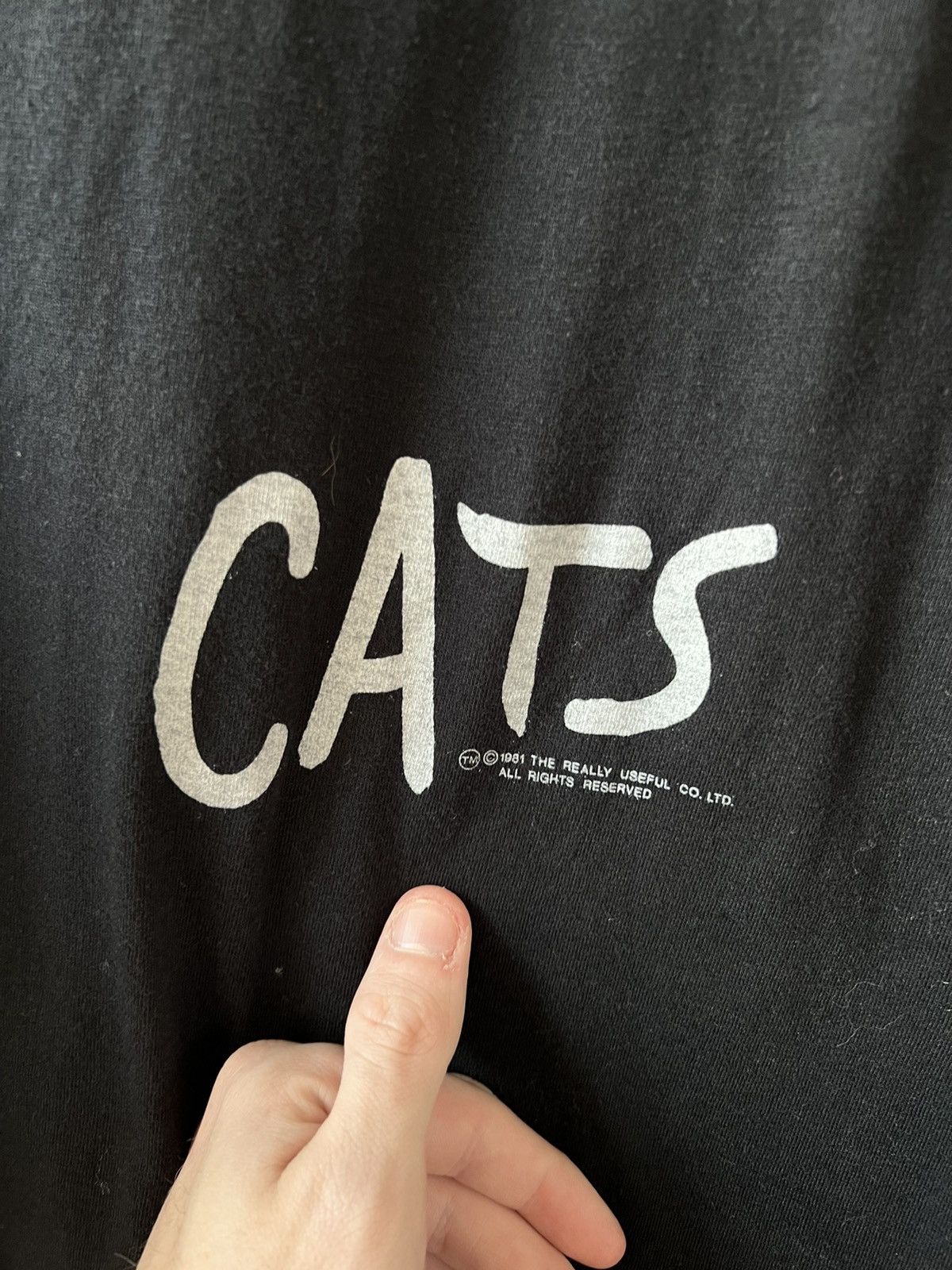 Vintage Vintage 1981 Cats Art Promo Tee | Grailed