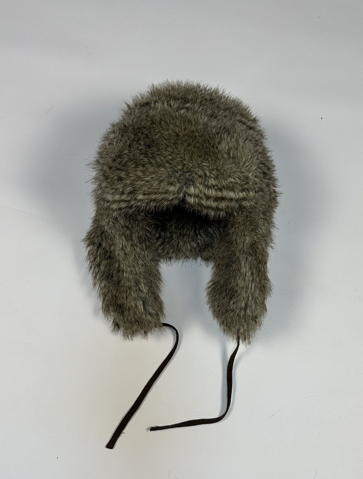 Archival Clothing × Avant Garde × Streetwear Y2K Mohair Ushanka Hat ...