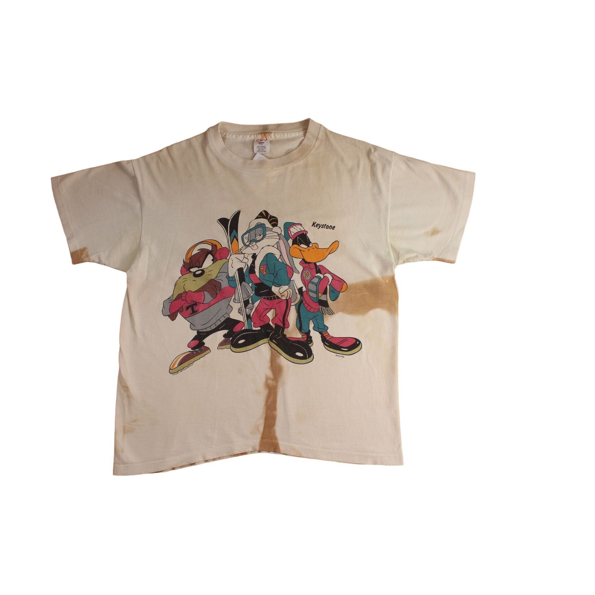 Vintage Vintage Sherry's Looney Tunes Keystone Tee Shirt White ENCUV ...