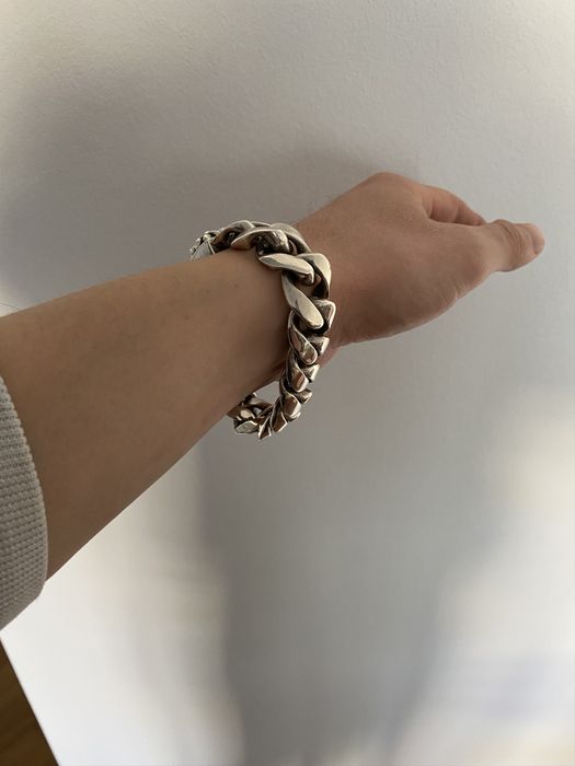 Chrome Hearts Maltese Cross Curb Chain Bracelet | Grailed