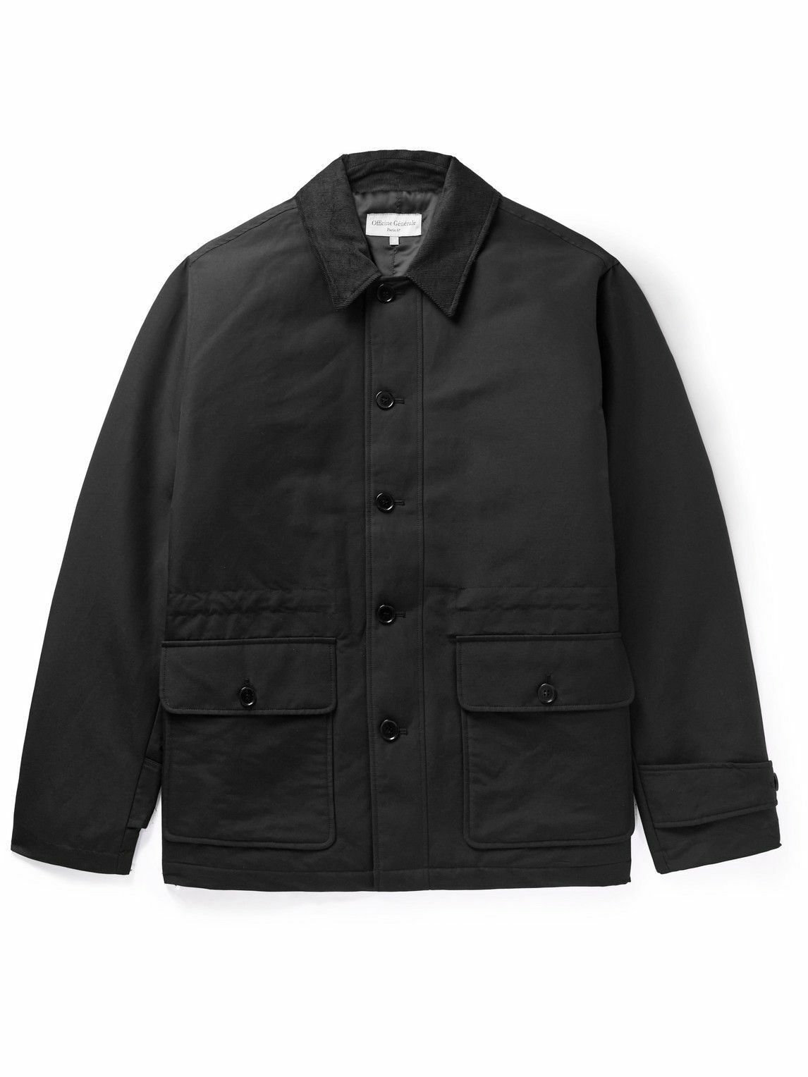 Officine Generale o1mle1025 Griffin Tech Cord Jacket in Black | Grailed