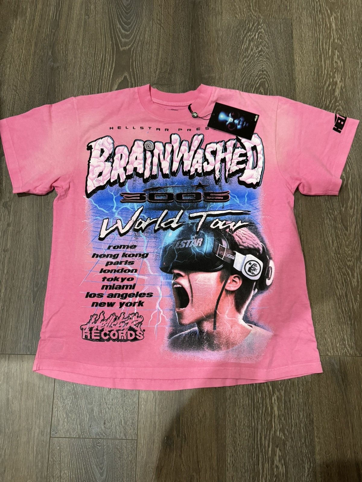 HELLSTAR Hellstar Brainwashed World Tour T-Shirt | Grailed