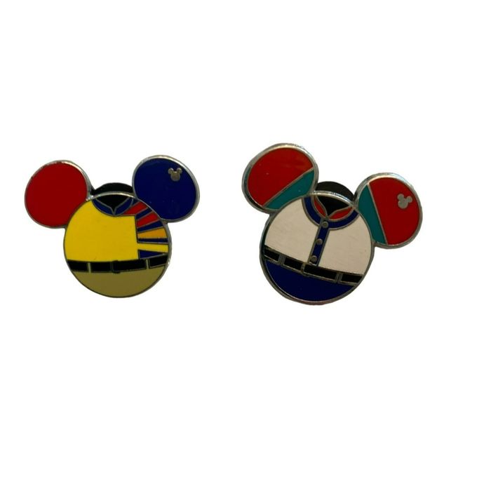 Disney Disney Trading Pin Epcot Cast Costume Hidden Mickey 3pc Set ...