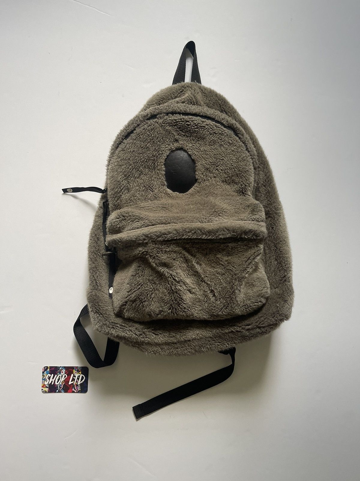 Bape A Bathing Ape OG Fuzzy Boa Backpack | Grailed