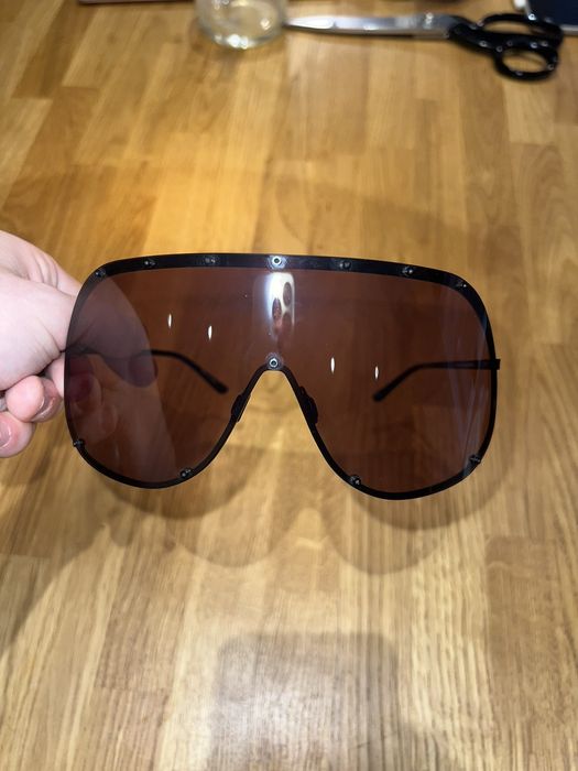 Rick Owens Rick Owens Larry Shield Sunglasses | Grailed