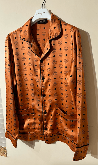 MCM Silk Pajama Shirt | Grailed