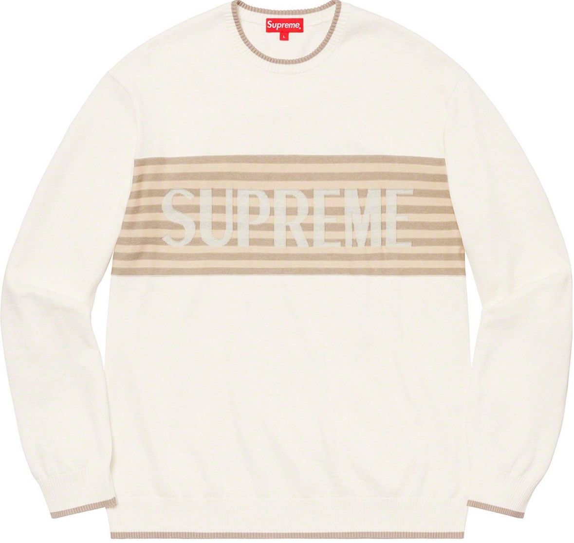 Supreme × Vintage Supreme Chest Stripe Sweater SS20 | Grailed