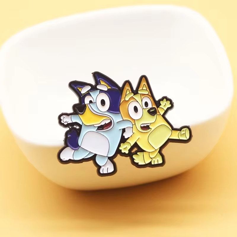 & Other Stories Bluey & Bingo Blue Enamel Pins 408-1 | Grailed