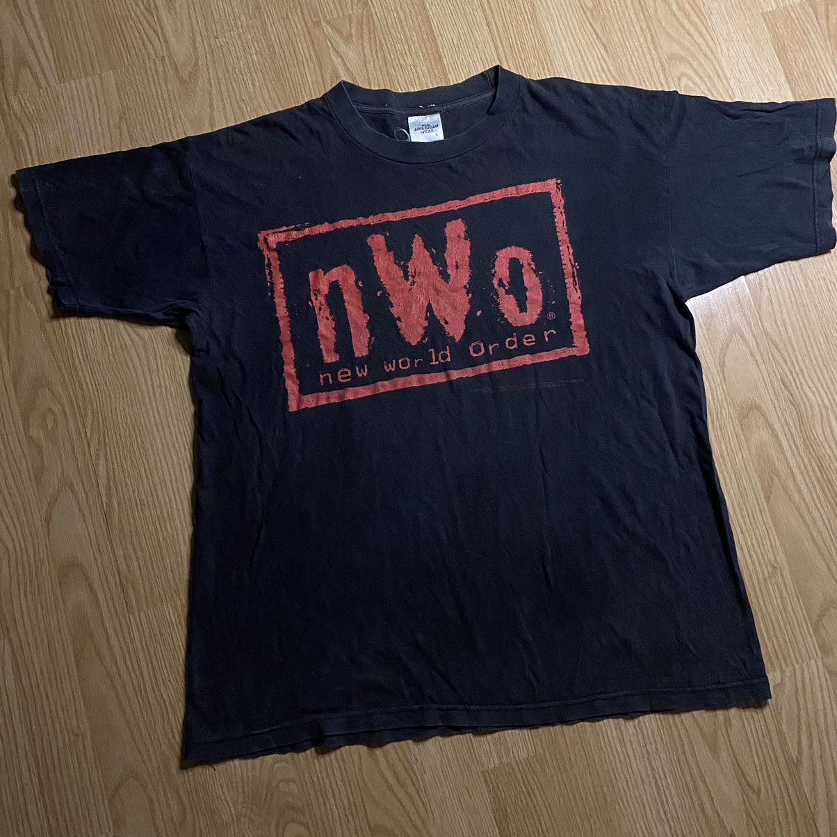 Vintage × WCW/nWo × WWF Vintage 1998 NWO New world order logo WCW/WWF ...