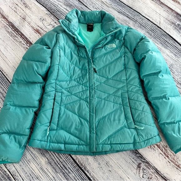 The North Face The North Face 550 Down Puffer Jacket In Teal | Grailed
