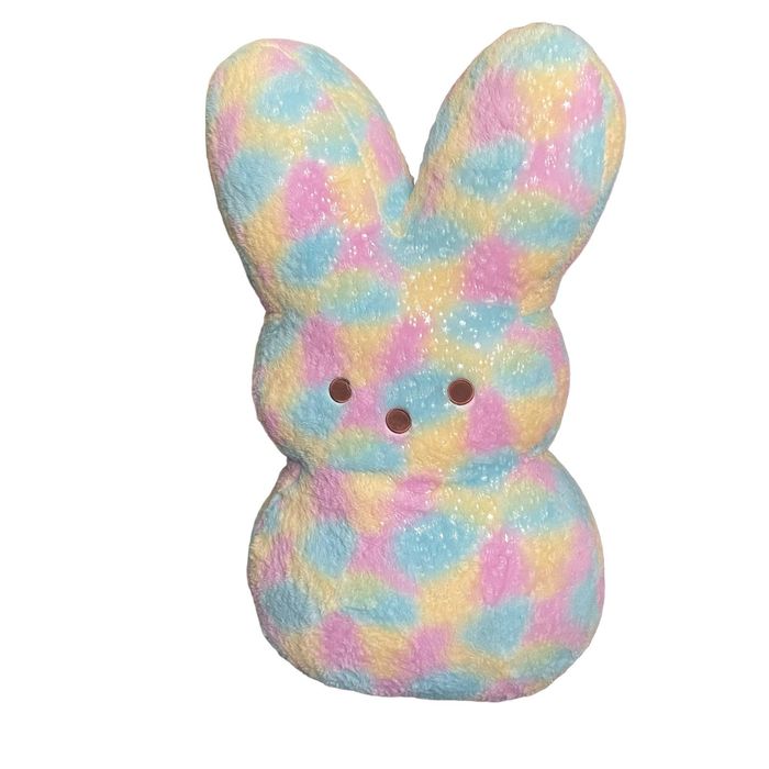 The Unbranded Brand Giant 34" Peeps Candy Marshmallow Rainbow Plushie ...